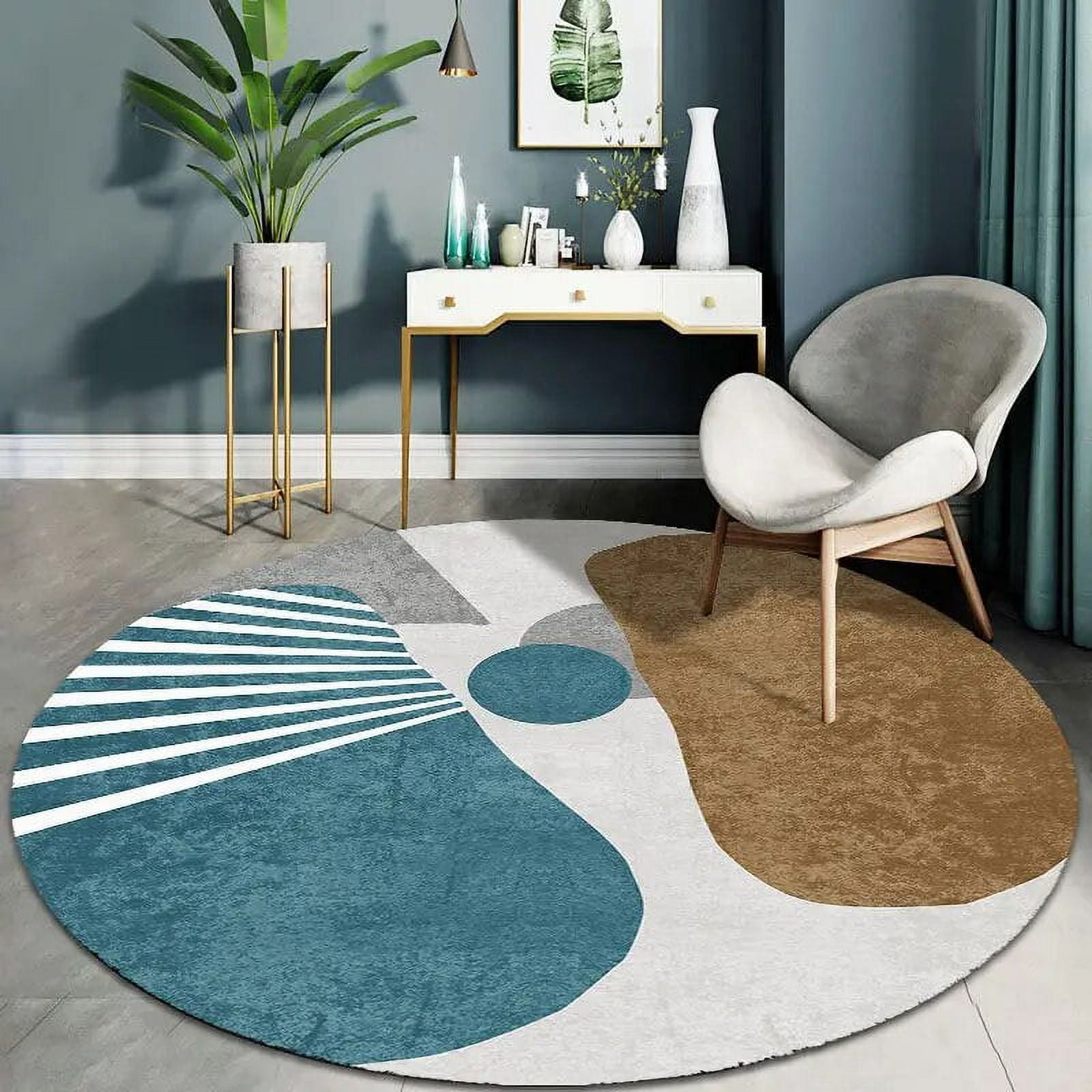 Round Carpet living room Hanging chair floor mat ration bedroom carpet ...