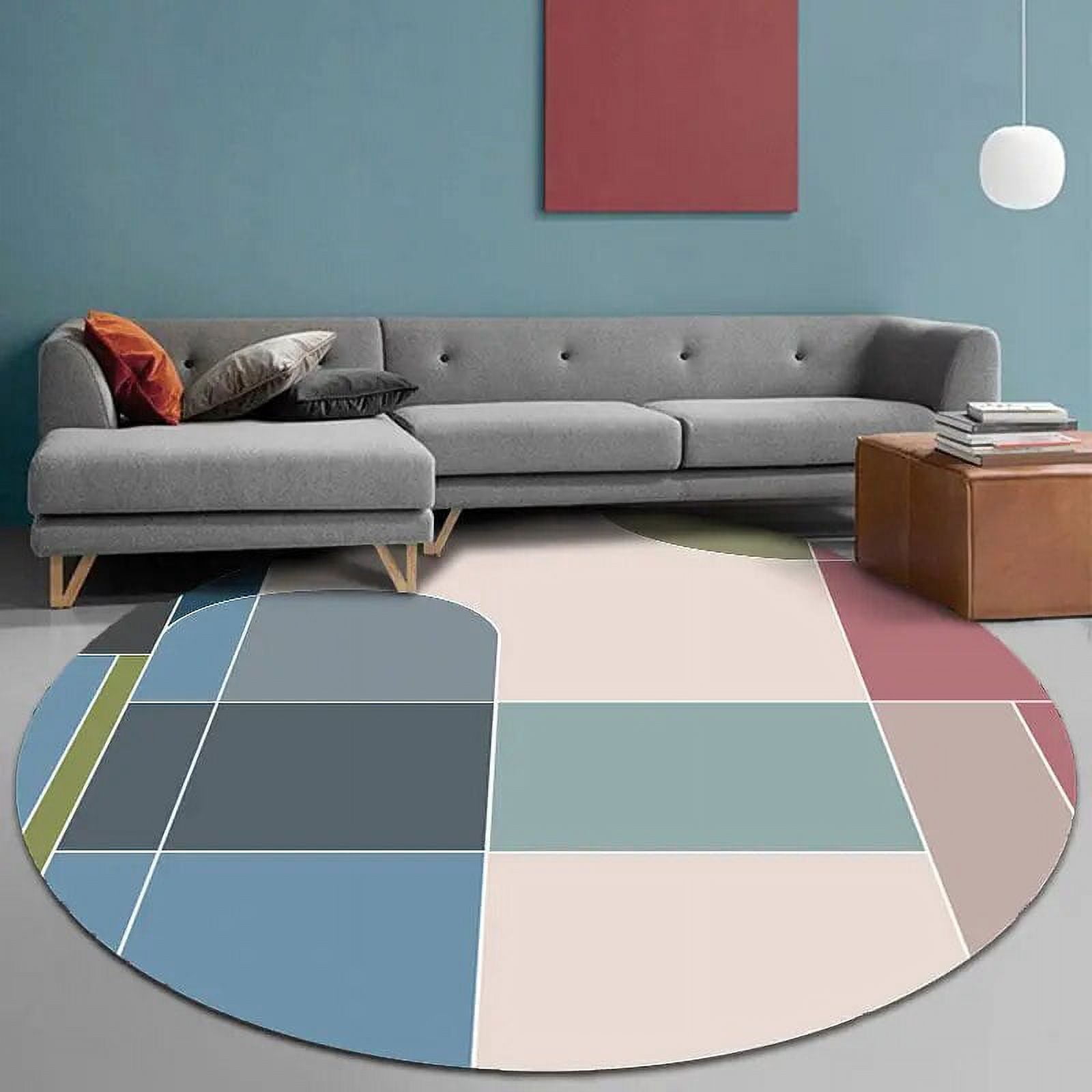 Round Carpet living room Hanging chair floor mat ration bedroom carpet ...