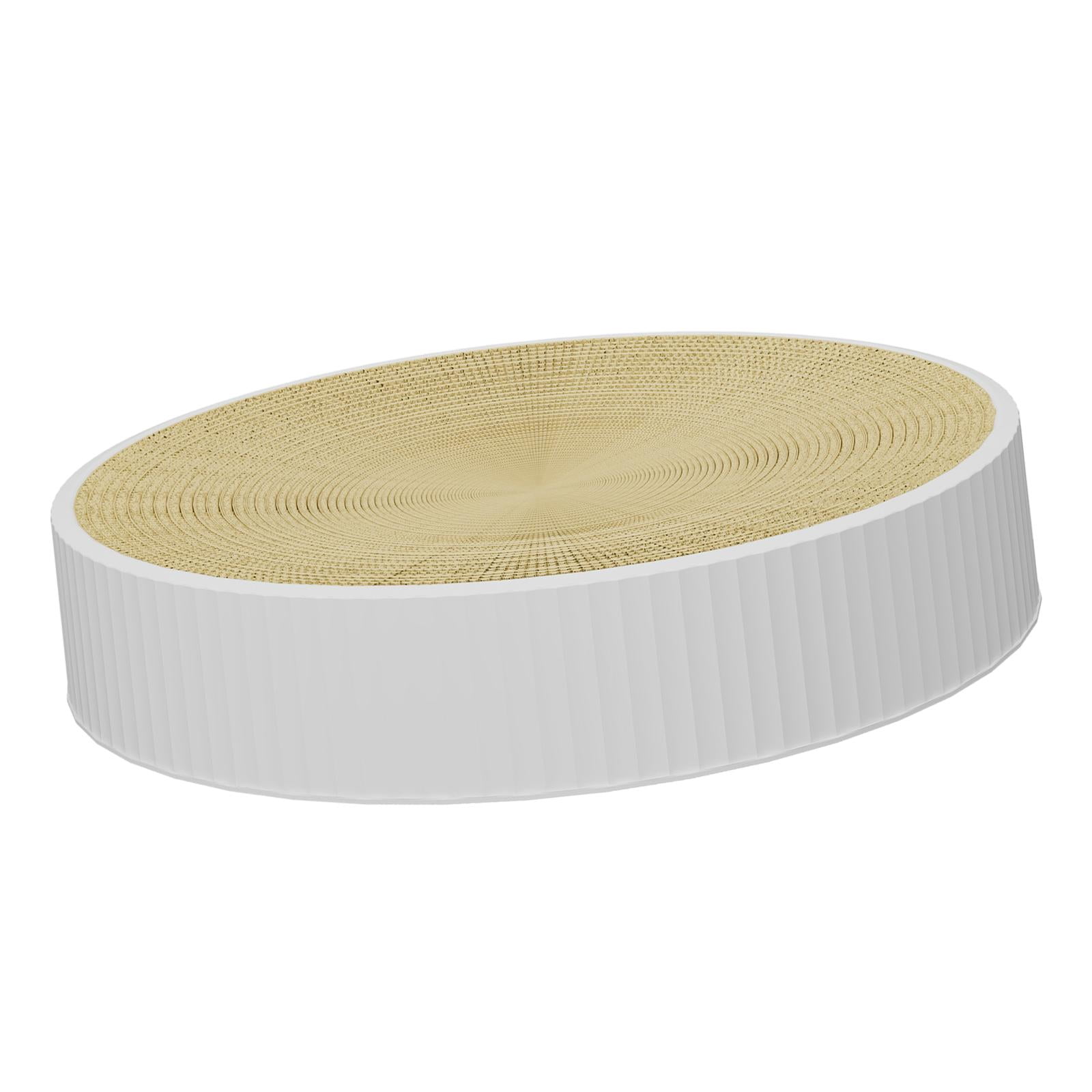 Round Cat Scratcher Board Pet Cats Sleeping Bed Corrugated Lounge Bed ...