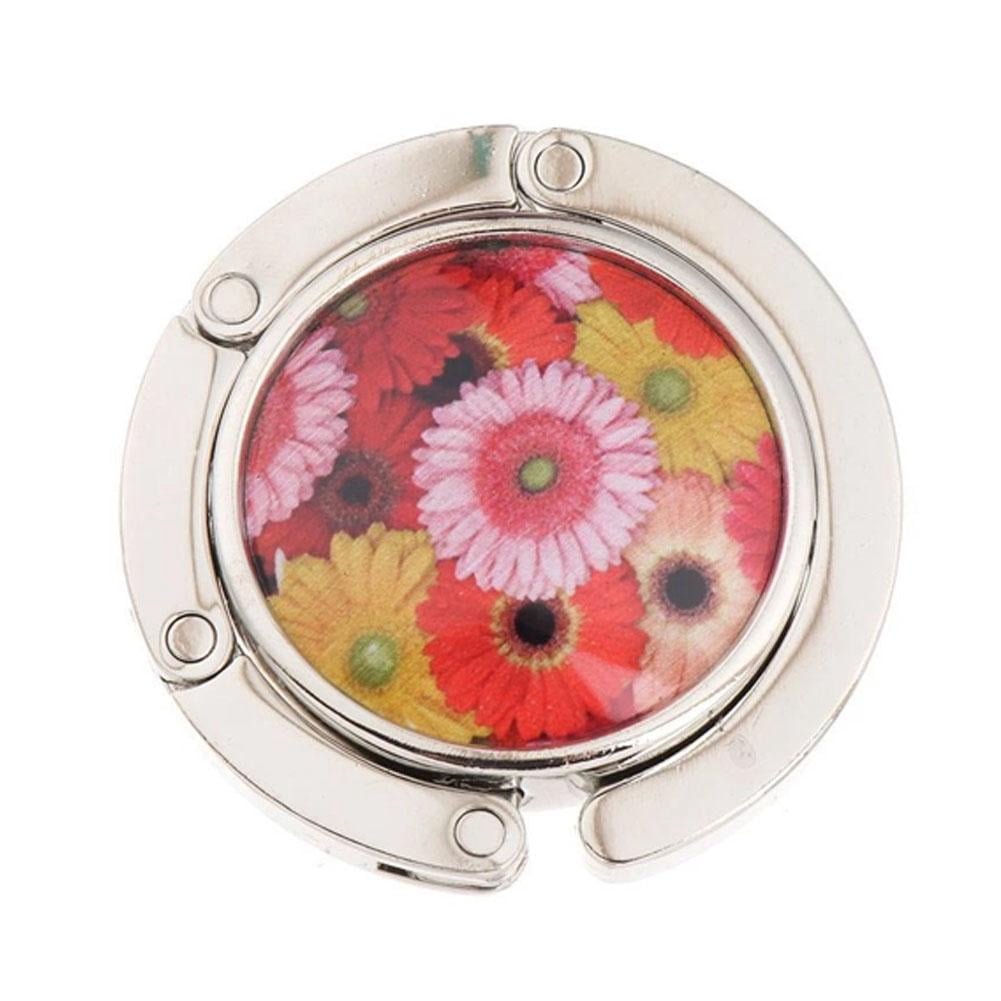 Round Ceramic Bag Hook Folding Portable Table Bag Hook Hanger Purse ...