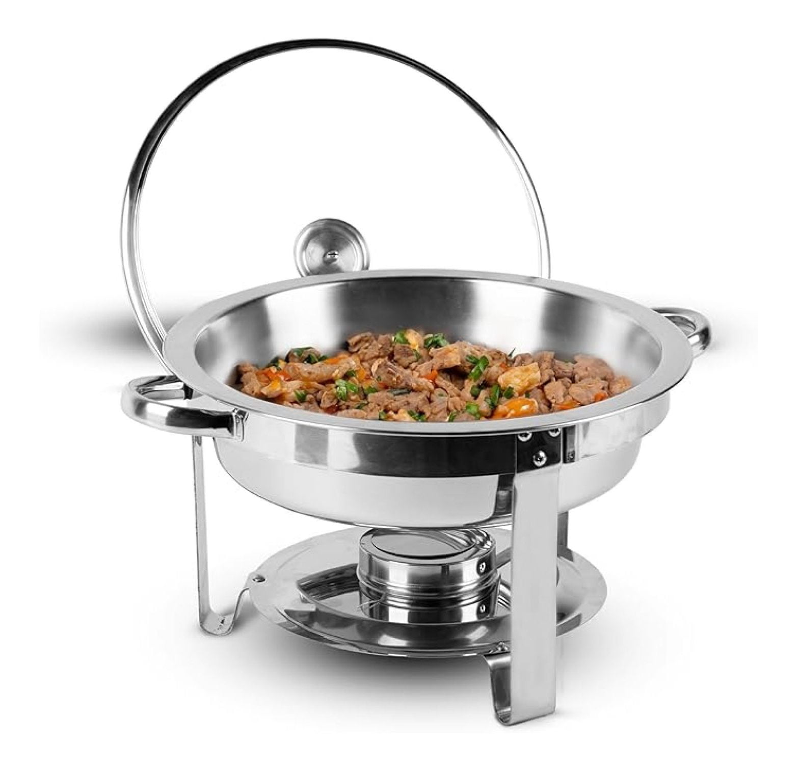 Round Chafing Dish 5 QT Buffet Servers and Warmers, Chaffing Servers ...