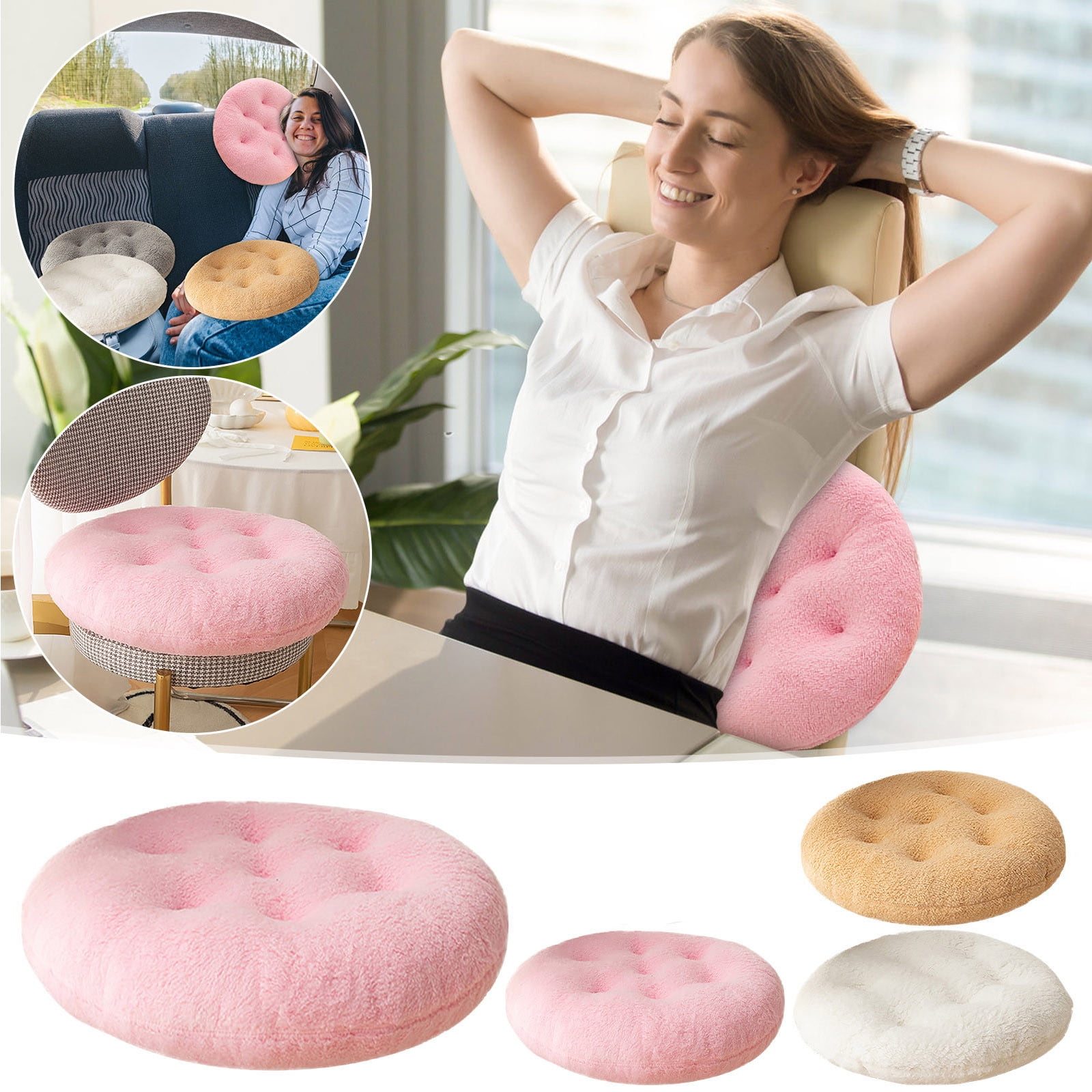 Round Chair Cushions Bar Stool Cushion 10 inch Velvet Chair Pads ...