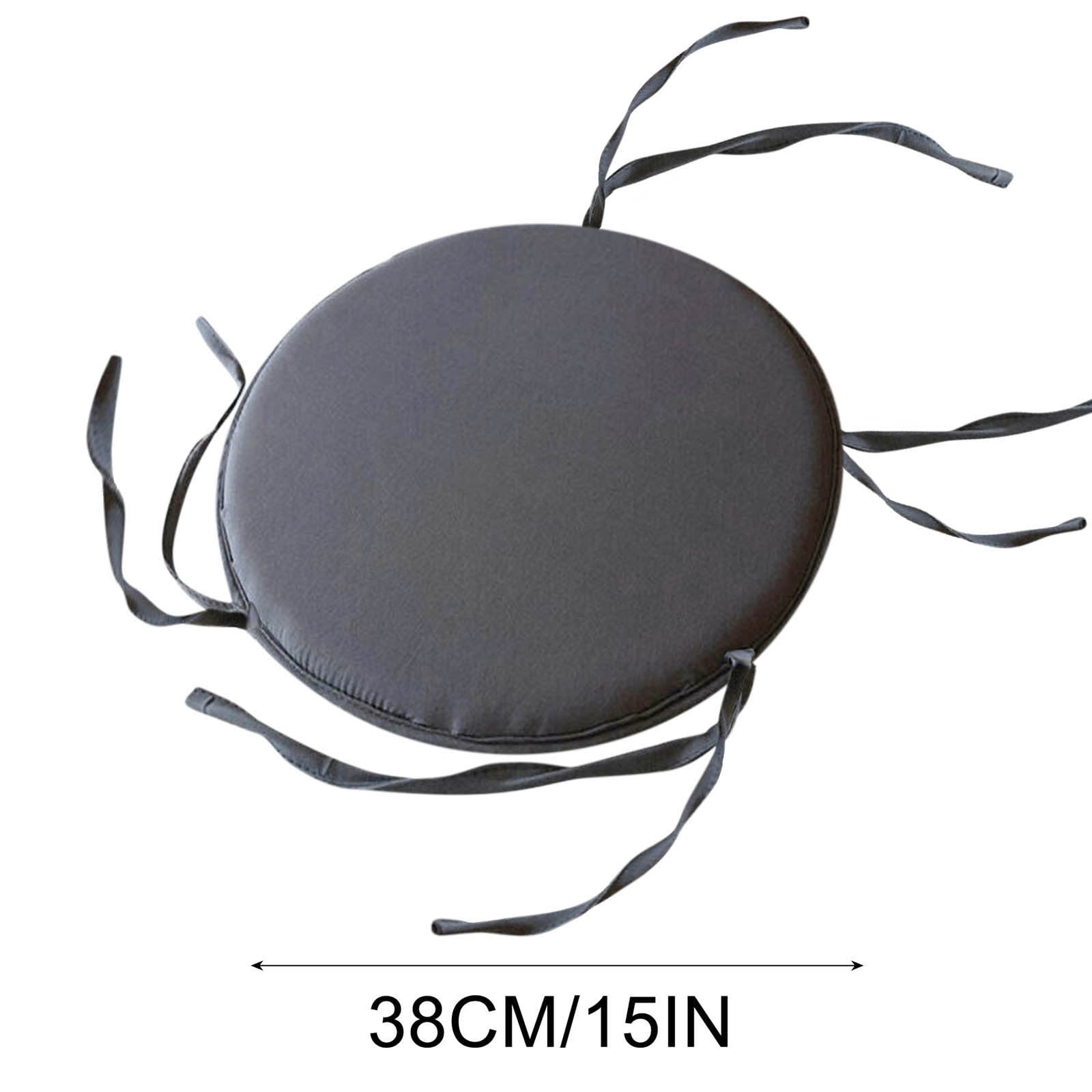 Round Chair Cushions,Indoor Outdoor Chair Cushions with Ties,Round ...