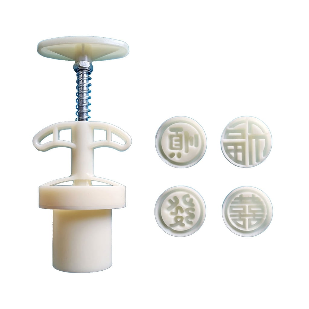Round Character Mooncake Molds MidAutumn Festival Mooncake Maker Cookie ...