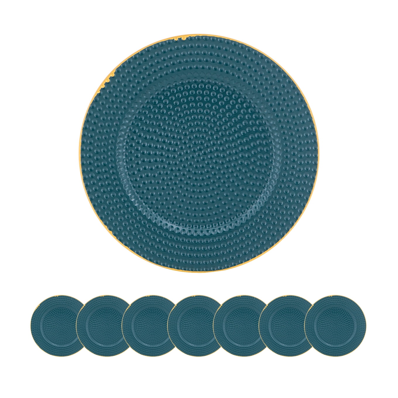 Round Charger Plates Set of 8, Chargers Plates for Table Setting ...