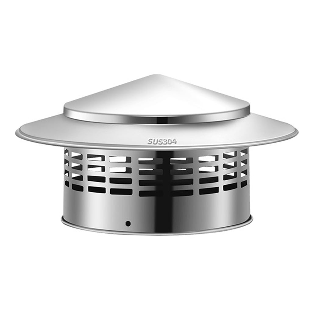 Round Chimney Caps Stainless Steel Fireplaces Vent Cover Chimney Cover ...