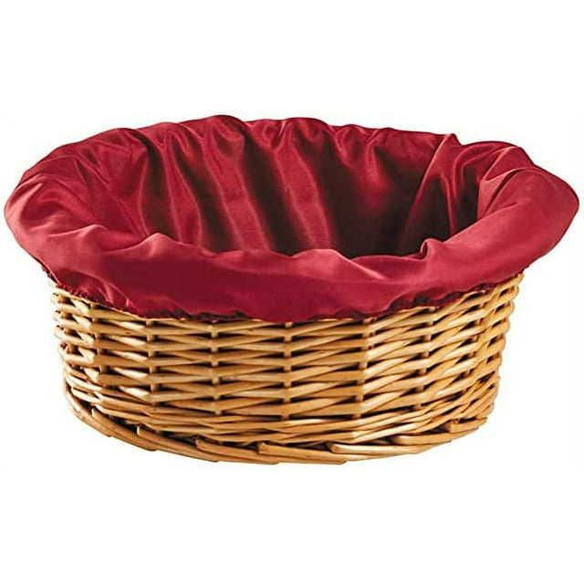 Gift Round Church Offering Basket with Removable Liner, 12" Woven Reed ...