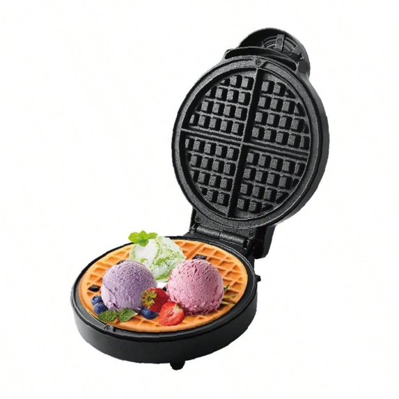 Round Classic Waffle Maker-Belgian Waffle Maker With Nonstick Surface ...