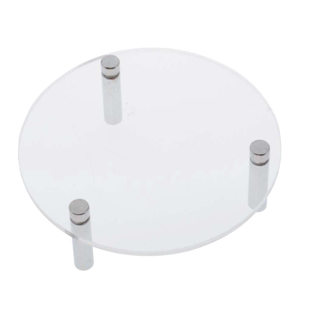 Round Clear Acrylic Display Riser Figure Display Rack for Decoration ...