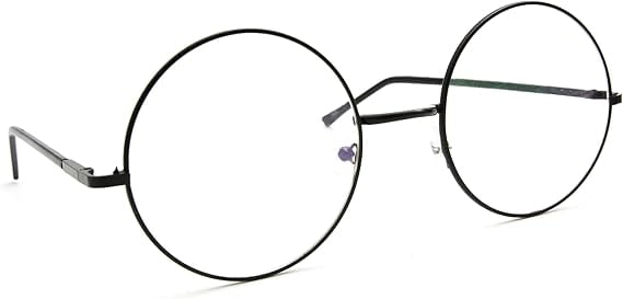 Round Glasses - Fake Glasses - 1 piece per pack, Nerd Glasses, Circular ...
