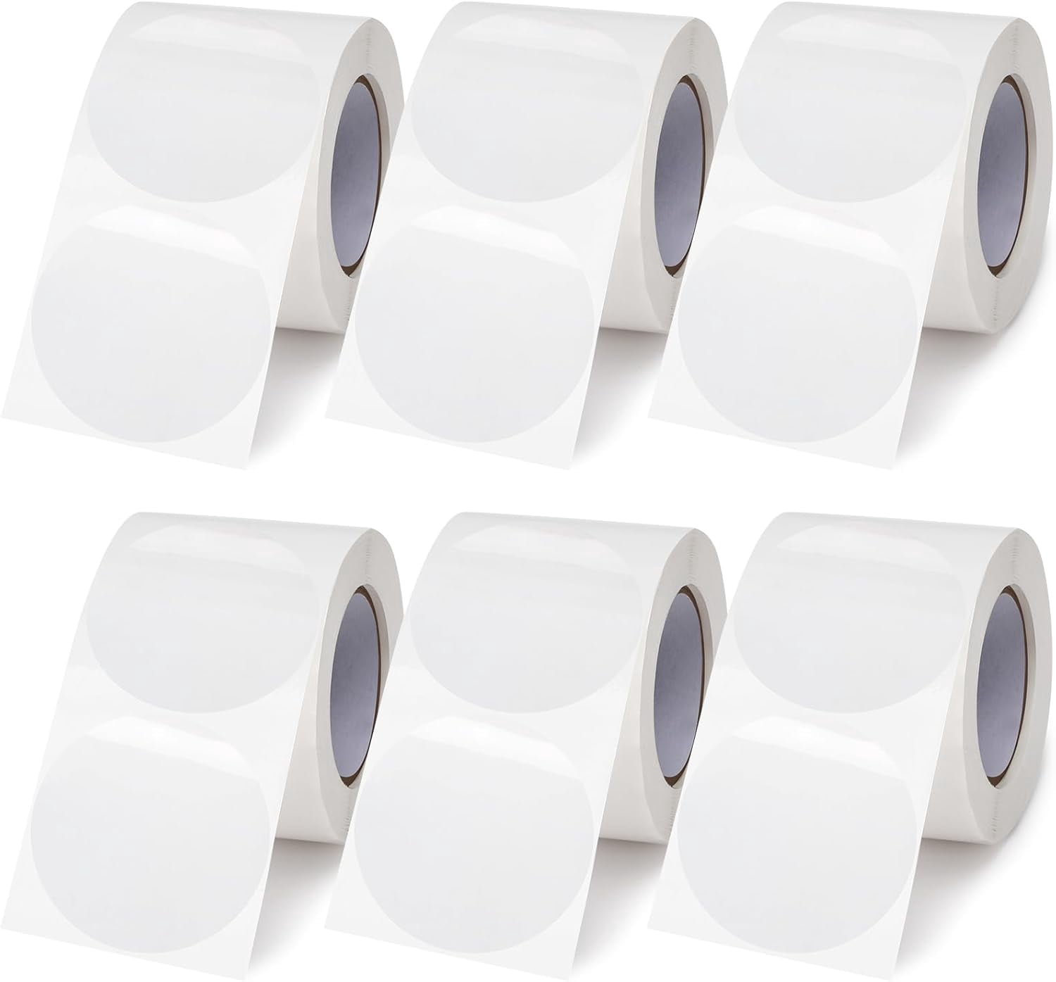 Round Clear Seal Stickers Transparent Self Adhesive Envelope Mail ...