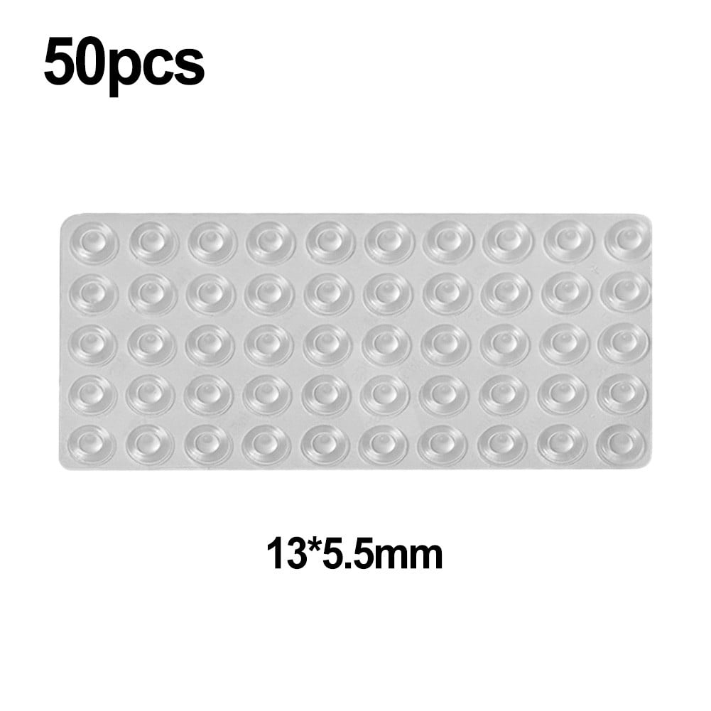 Round Clear Self Adhesive Silicone Rubber Bumpers Soft Transparent Anti ...