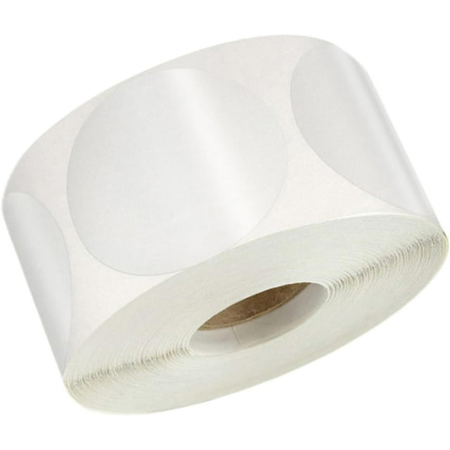 Round Clear Stickers 1 Roll Round Transparent Sticker Seal Stickers ...