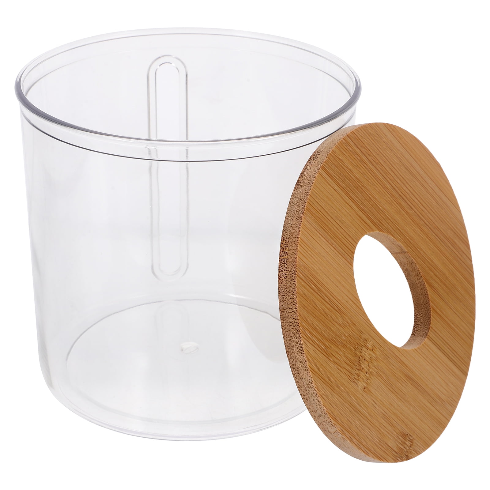 Round Clear Tissue Organizer Wall Mount Countertop Table Top Toilet ...