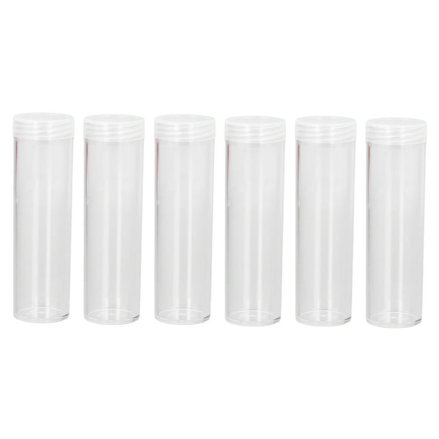 Round Clear Tube, 10pcs Easy To Load Plastic Tubes For 25mm / 0.98in ...