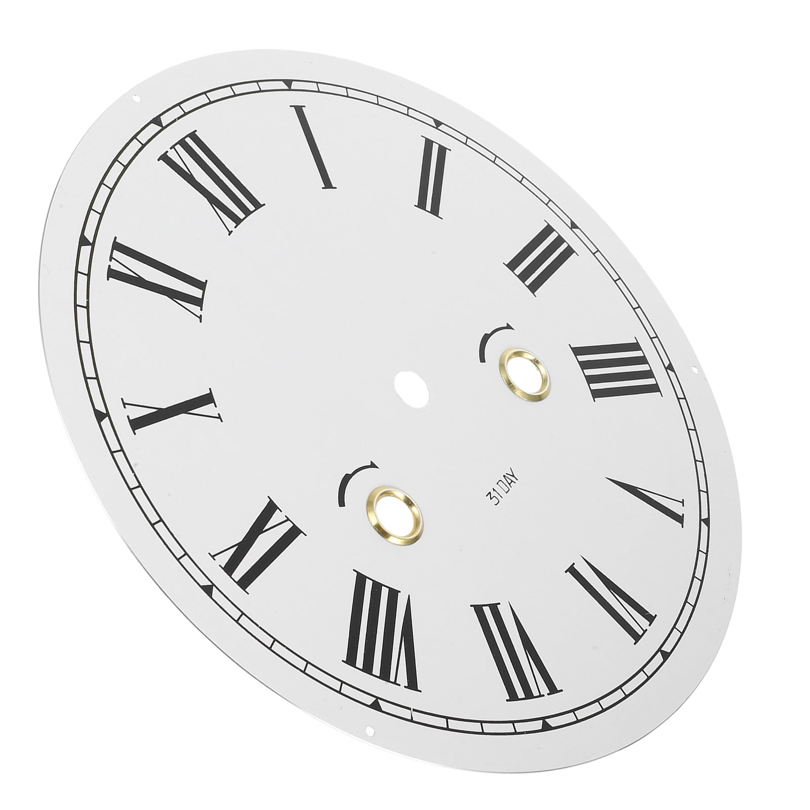 Round Clock Dial for DIY Projects Roman Numerals Clock Dial Parts Wall ...