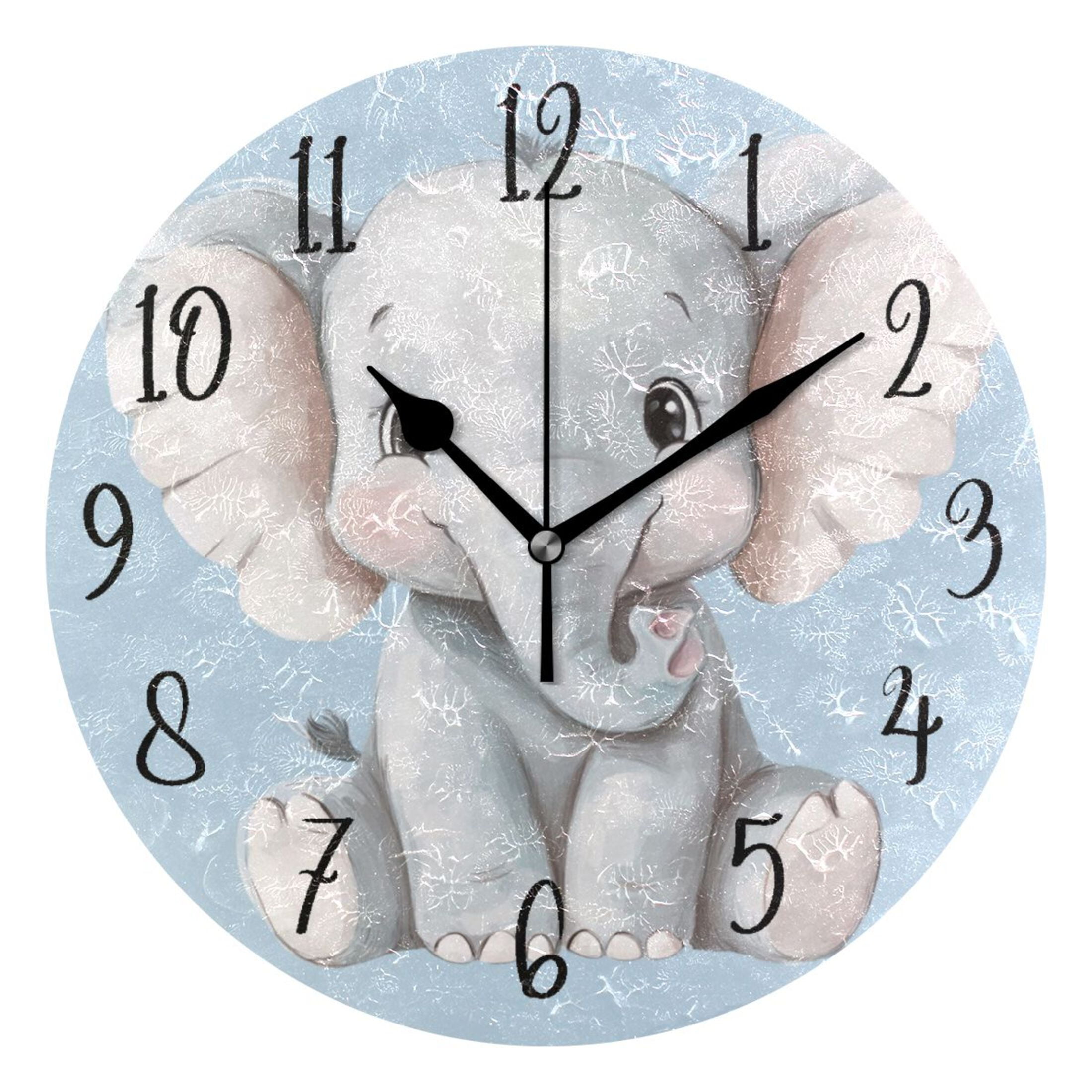 Round Clock Gold Clock 9.84*9.84 Inch Round Art Clock Decorative Clock ...