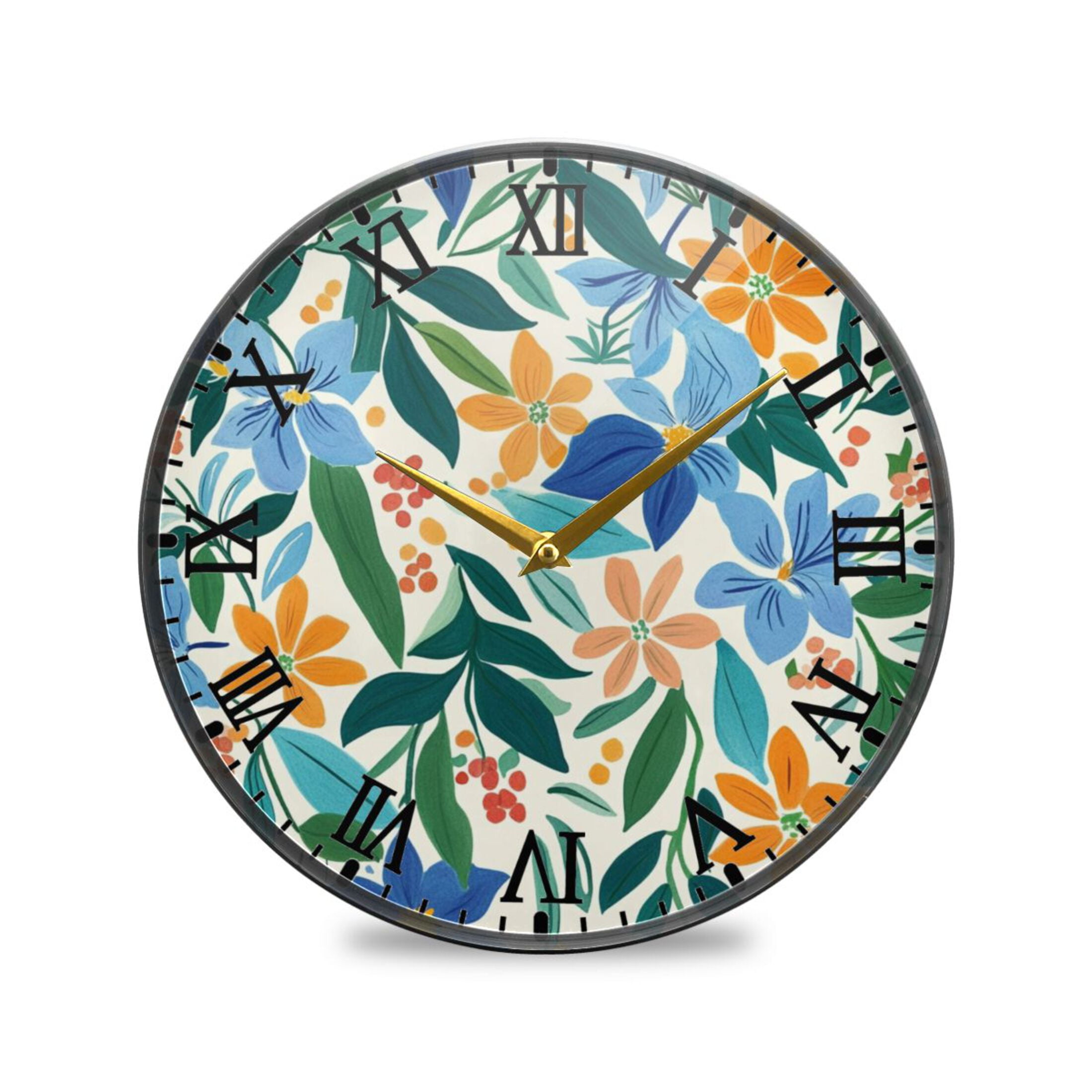 Round Clock Wall Clock Decorative Clock 11.9" Sizes Various Color ...