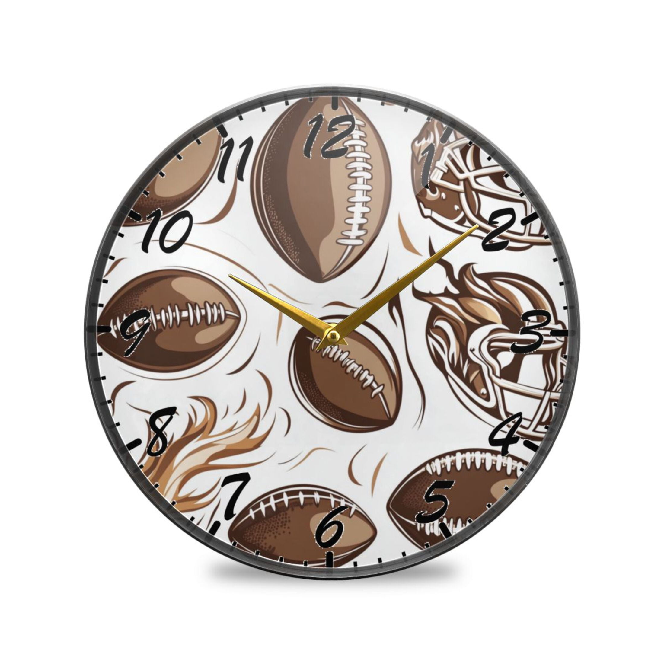 Round Clock Wall Clock Decorative Clock 11.9" Sizes Clock American ...