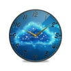 JoFomp Luminous Wall Clock, 12 inch LED Night Light Silent Clock, Glow ...