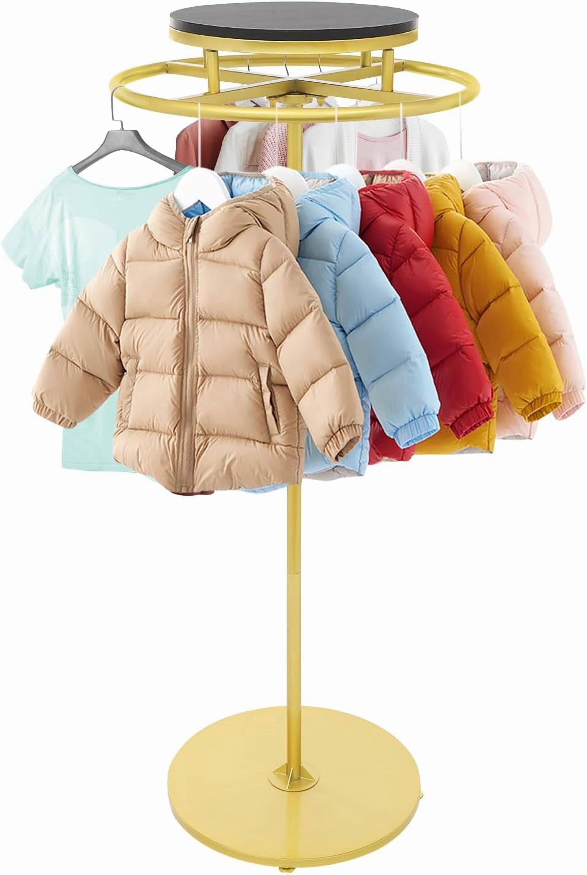 Round Clothing Rack,Retail Store Supplies Display Stand,360° Rotatable ...