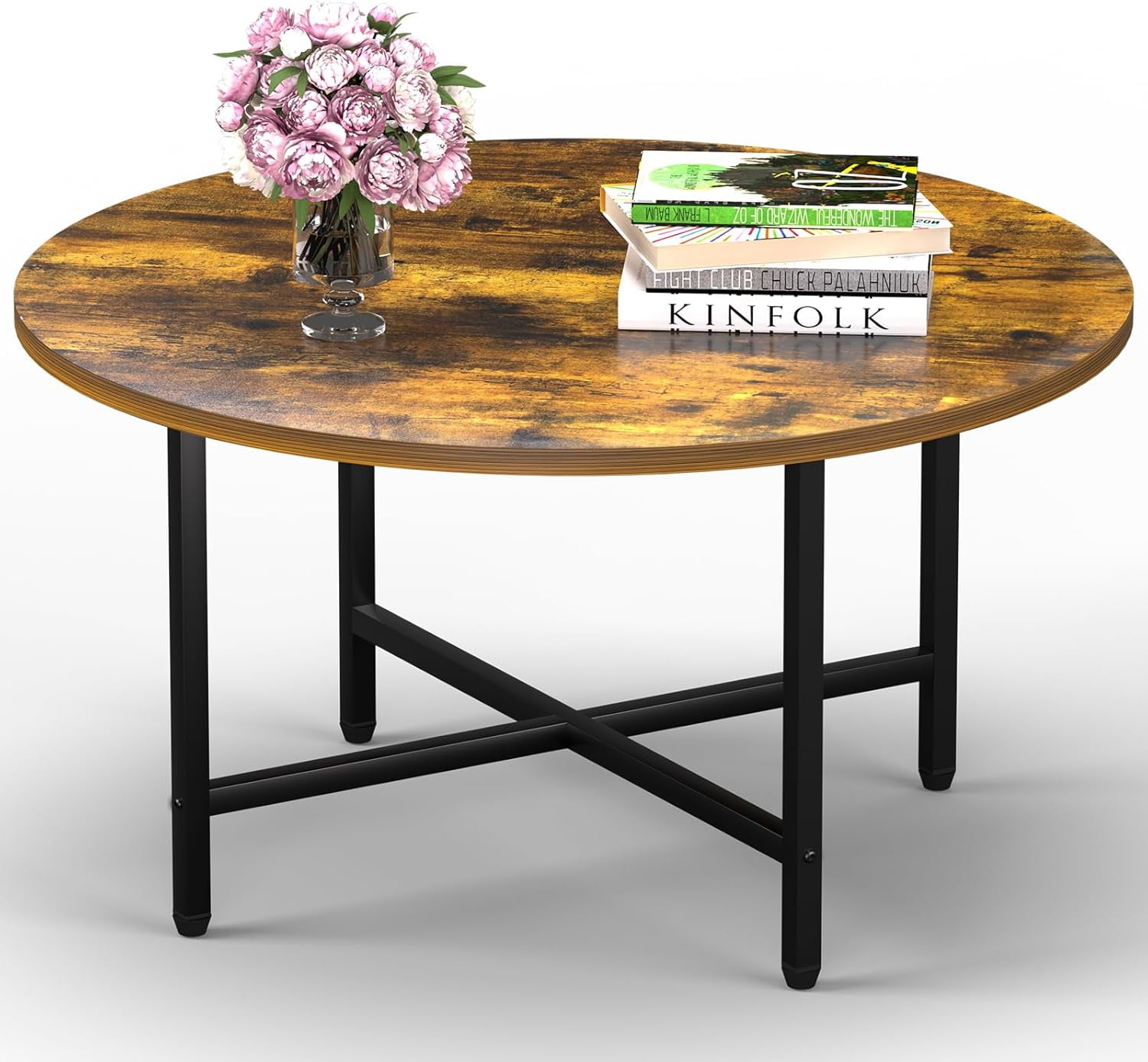 Round Coffee Table, Small Coffee Tables for Living Room, Circle Coffee ...