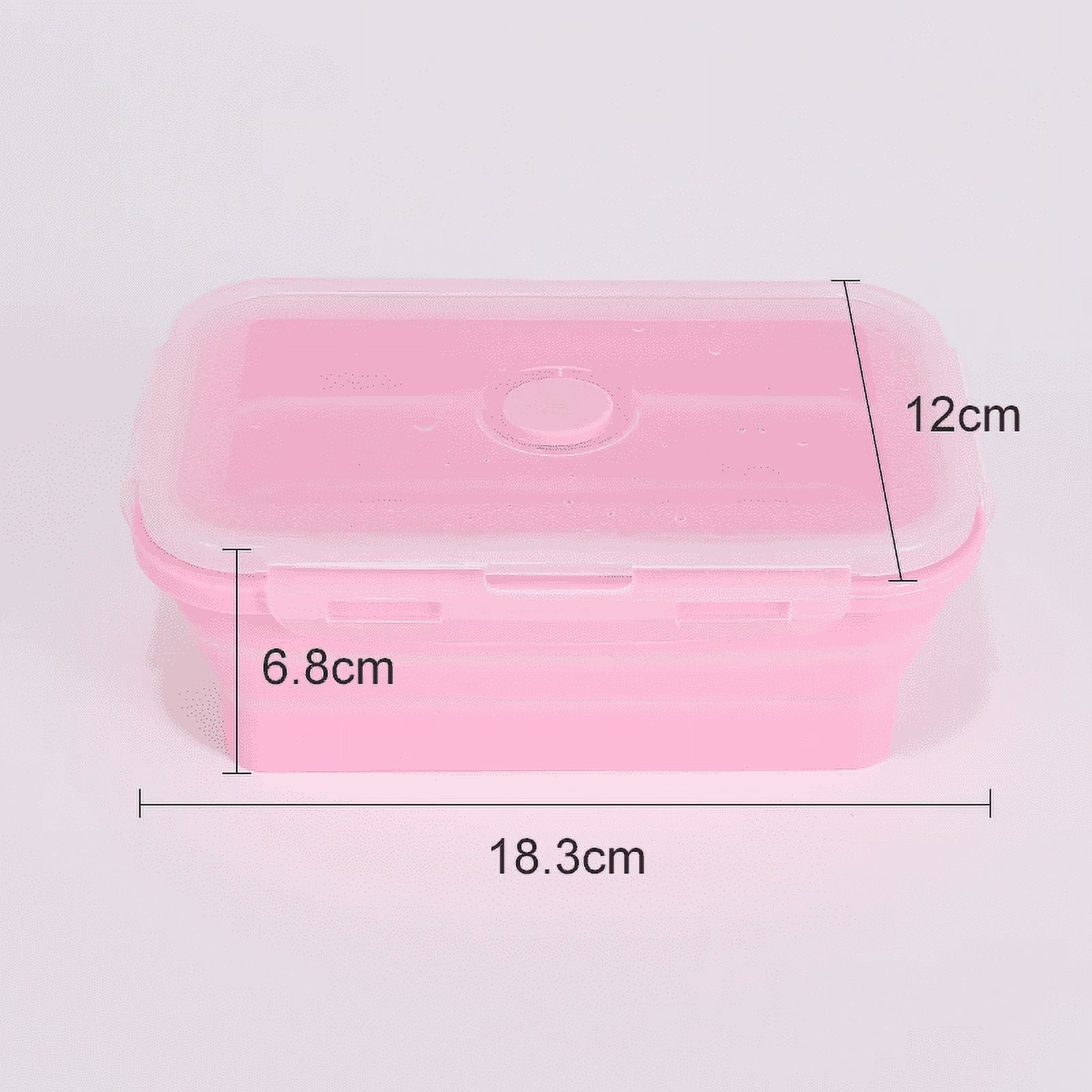 Round Collapsible Silicone Food Storage Containers with Lids Freezer ...