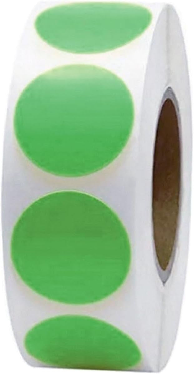 Round Colorful Sticker Labels Blank Adhesive Labels for Various Uses ...