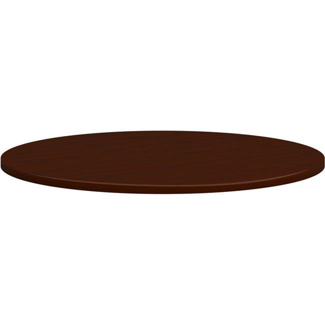 Round Conference Table Top, Mahogany - Walmart.com