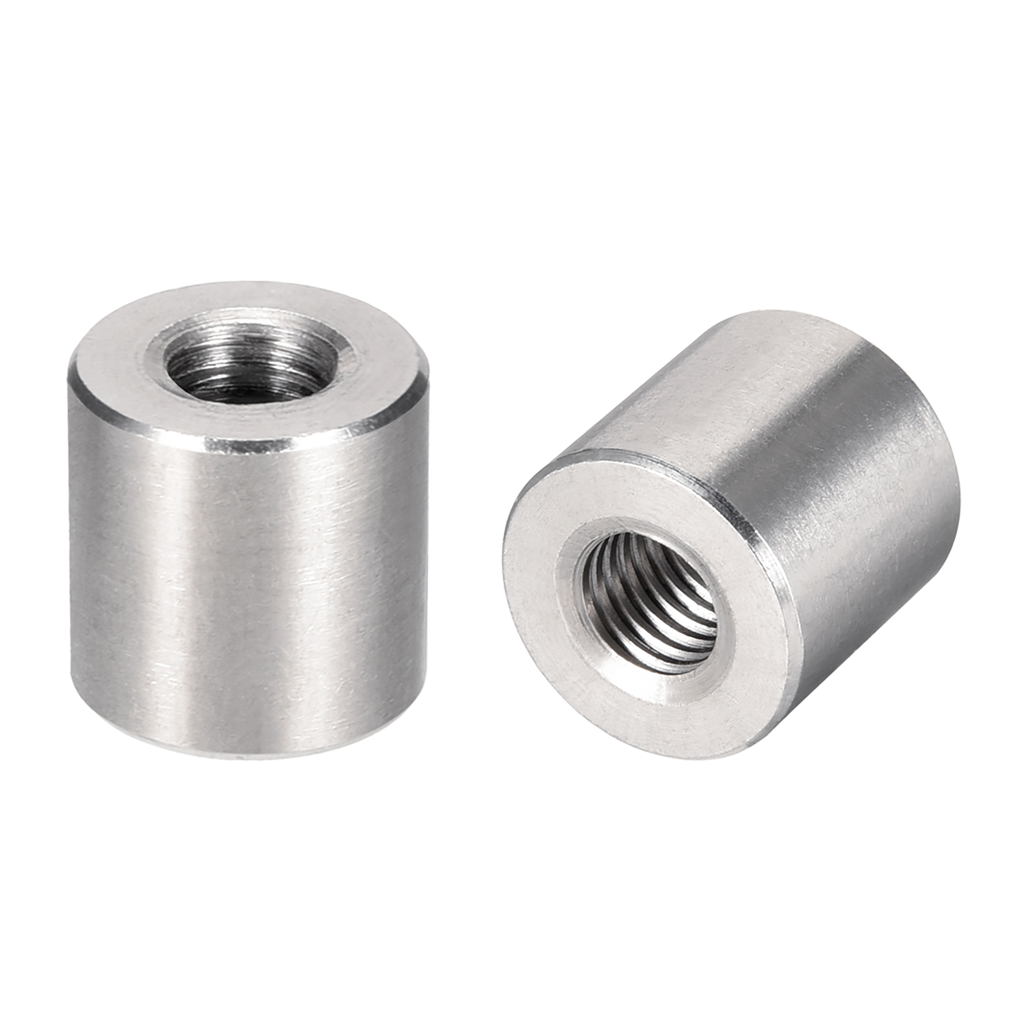 Round Connector Nuts, M10x20mm Height Sleeve Rod Nut Stainless steel 5 ...