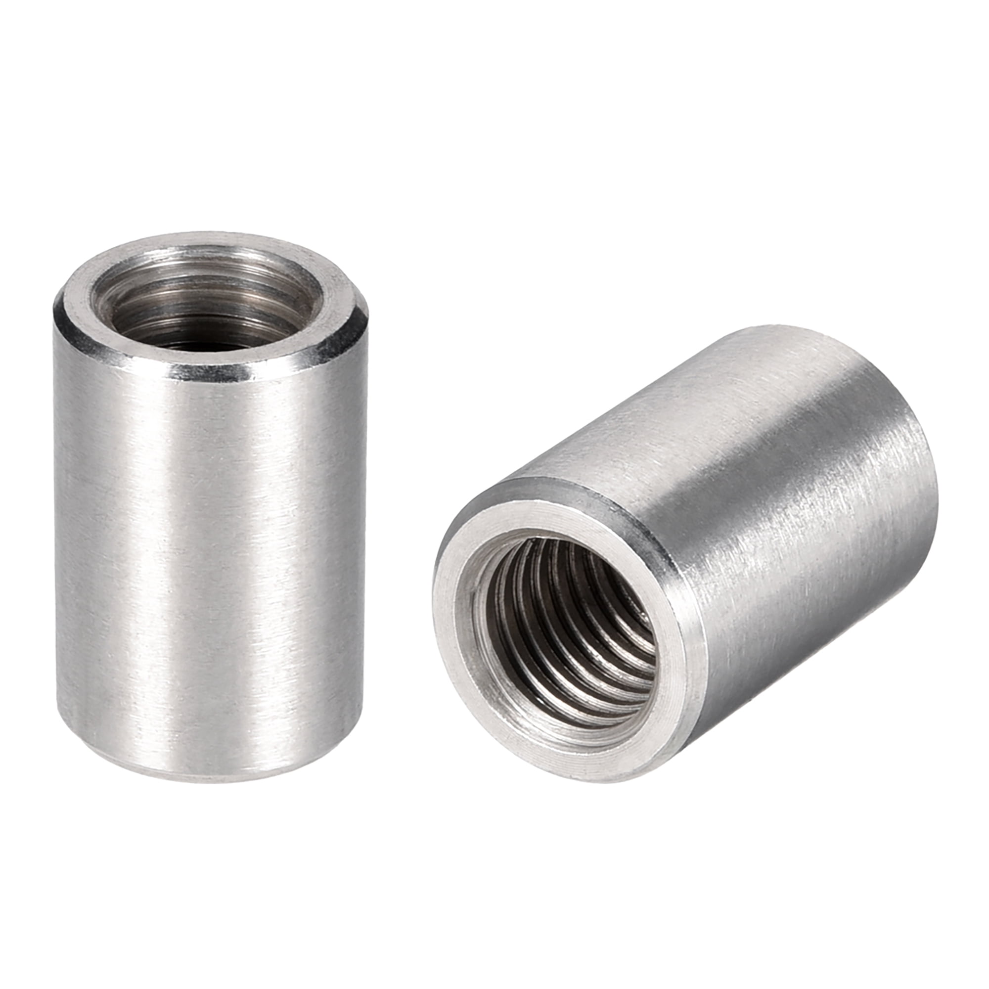 Round Connector Nuts, M14x30mm Height Sleeve Rod Nut Stainless steel5 ...