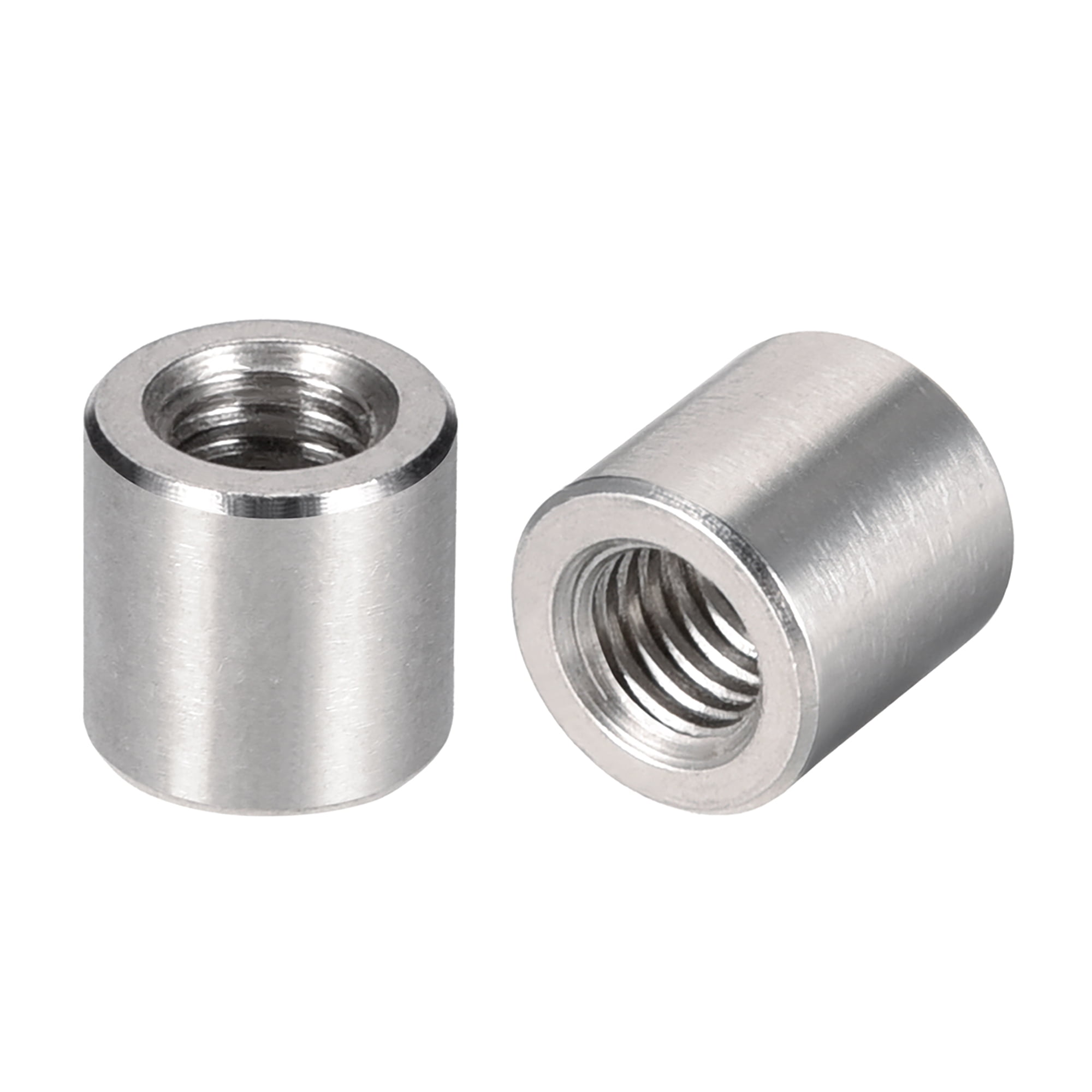 Round Connector Nuts, M6x10mm Height Sleeve Rod Nut Stainless steel 5 ...