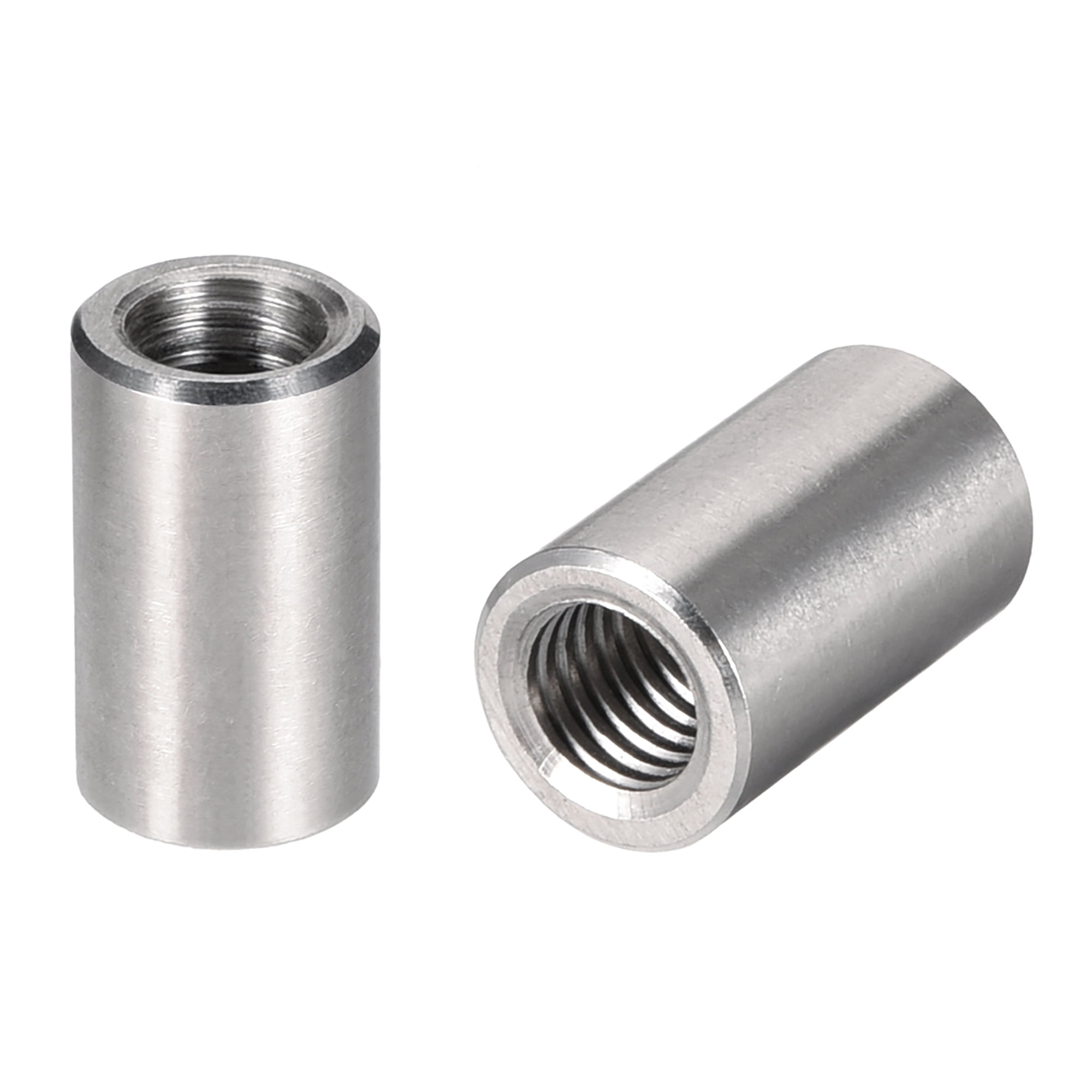 Round Connector Nuts, M8x20mm Height Sleeve Rod Nut Stainless steel 10 ...