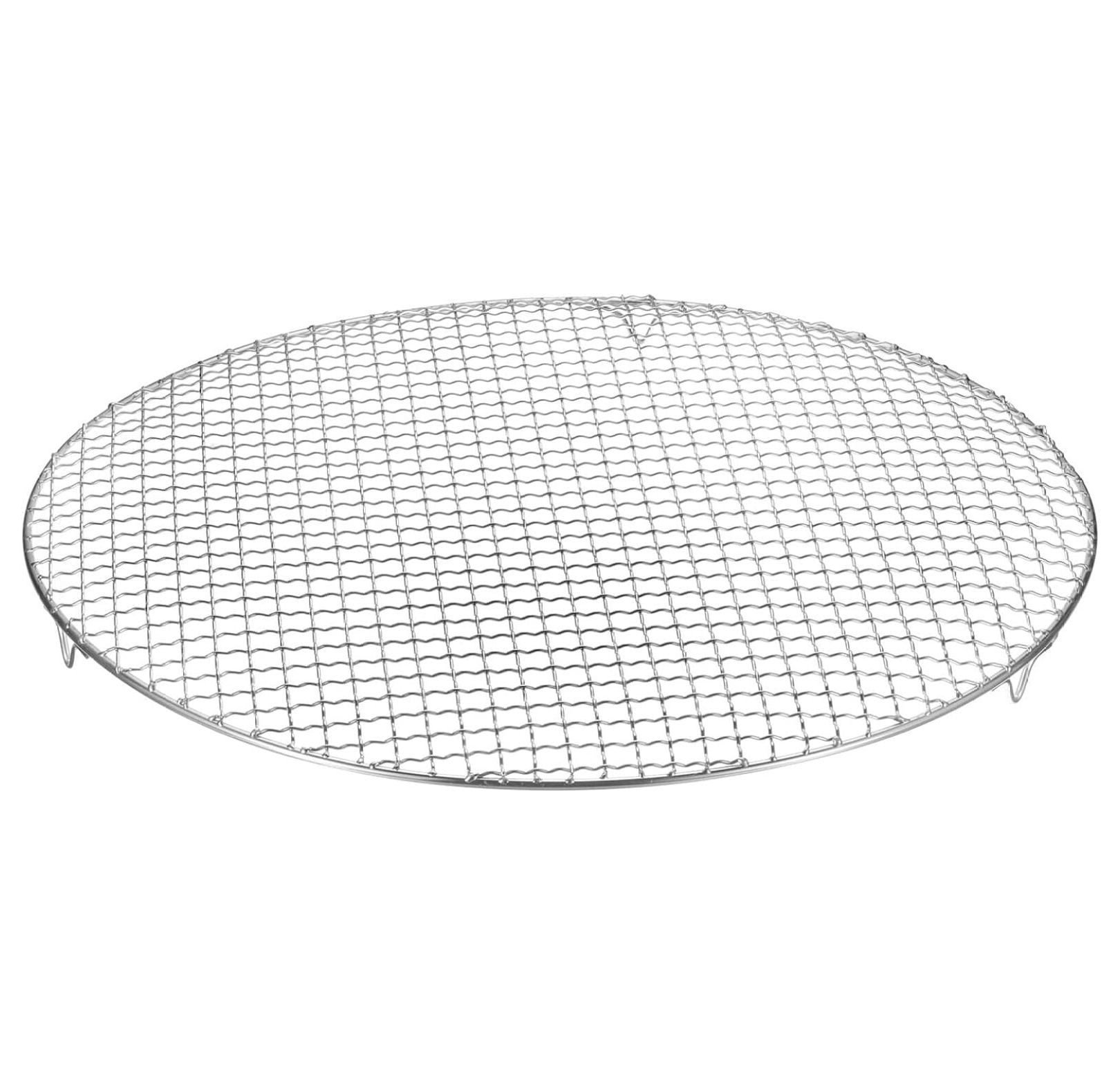 Round Cooking Rack 15-inch 201 Stainless Steel Cross Wire Barbecue ...