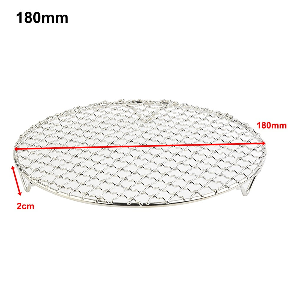 Round Cooling Baking Rack 201 Stainless Steel Wire Oven Grill Sheet ...