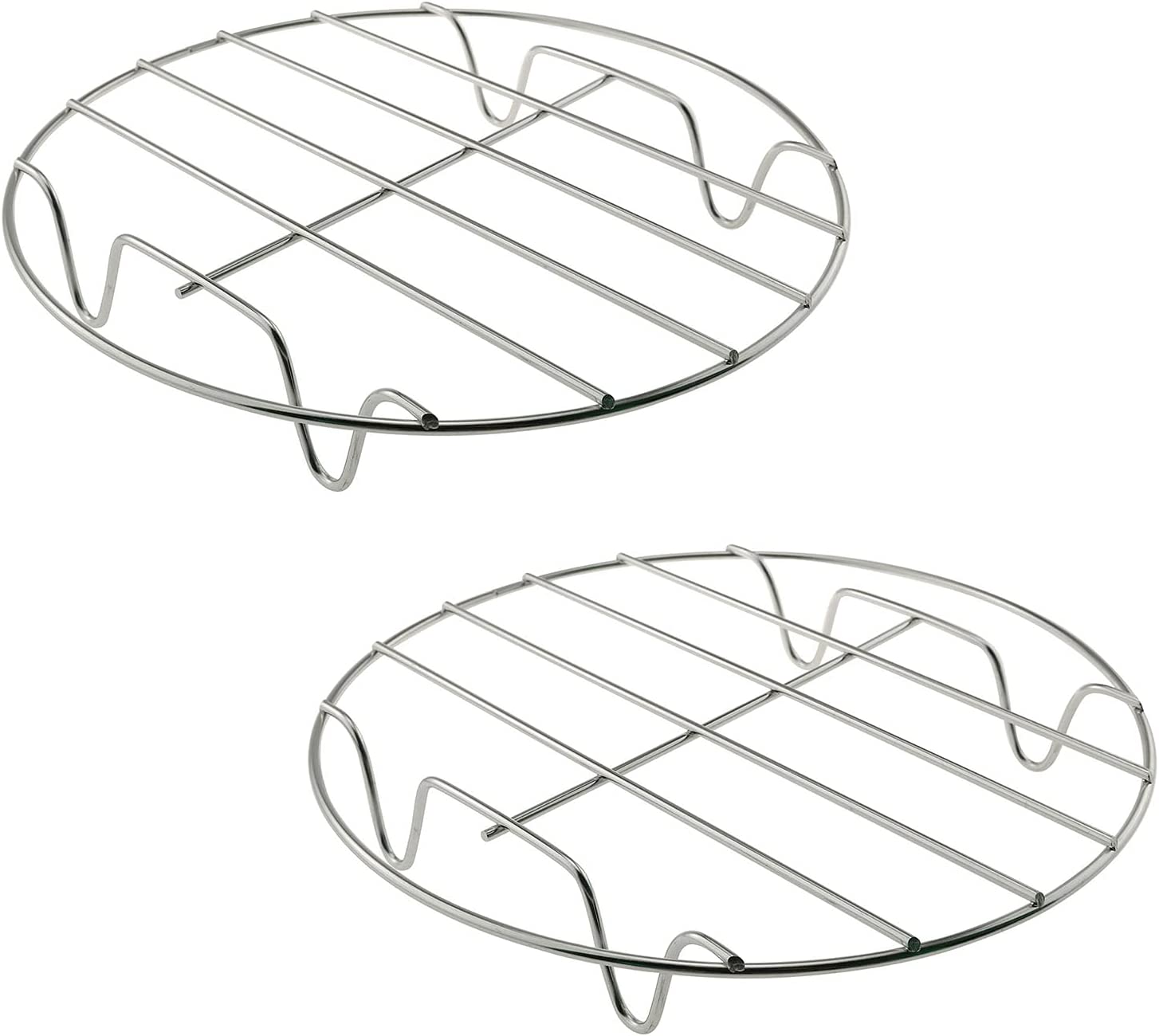 Round Cooling Cooking Racks - Size 7” & 8” - Stainless Steel Round ...