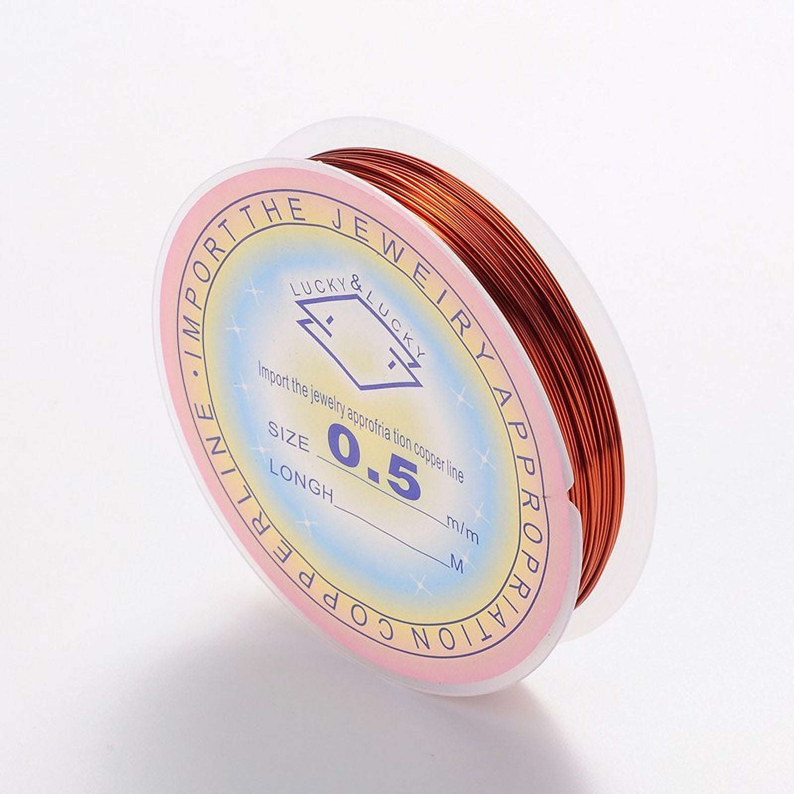 Round Copper Jewelry Wire Saddle Brown - Walmart.com