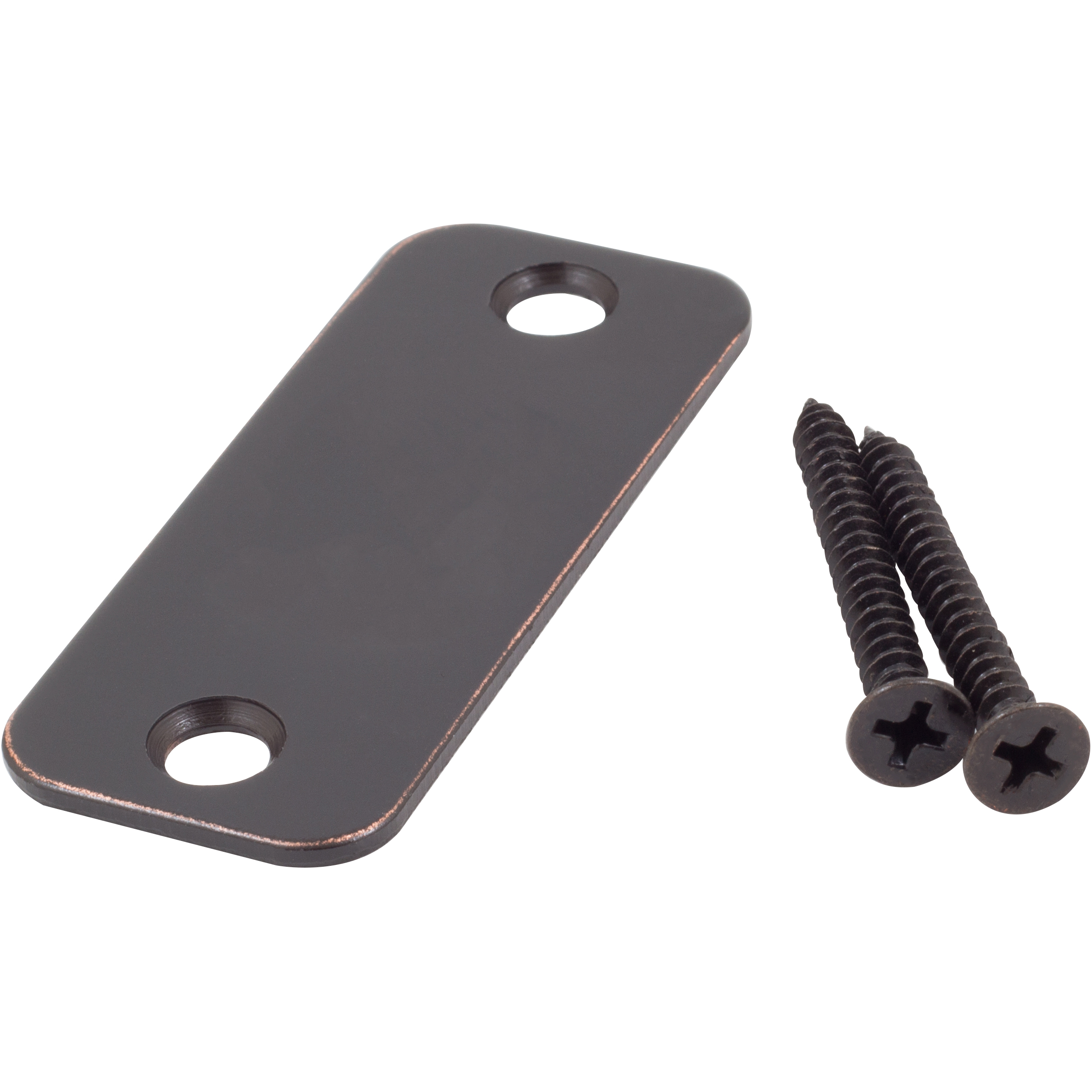 Round Corner Blank Strike Plate, 1-1/8" x 2-3/4", Vintage Bronze by ...