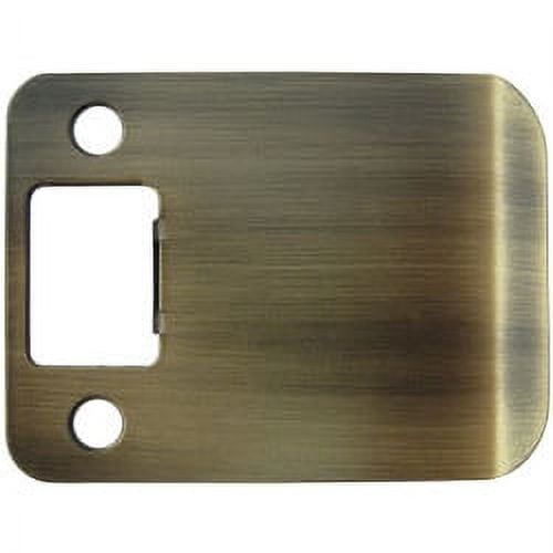 Round Corner Extended Lip Strike Plate, 2-1/4" x 2-1/2", (3" Overall ...