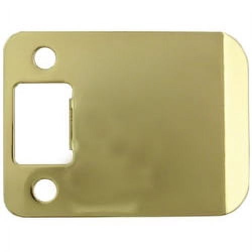 Round Corner Extended Lip Strike Plate, 2-1/4" x 2-1/2", (3" Overall ...