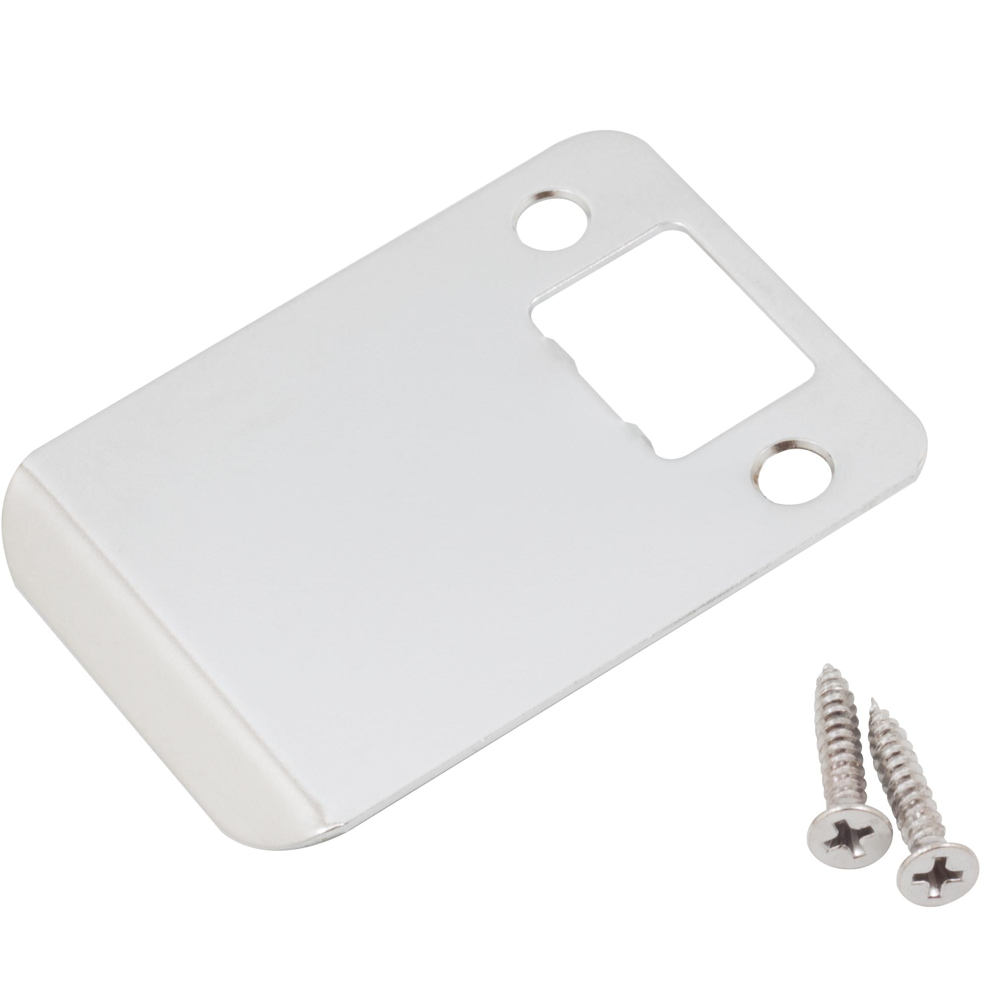 Round Corner Extended Lip Strike Plate, 2-1/4" x 2-1/2", (3" Overall ...