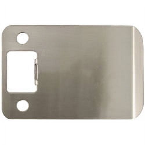 Round Corner Extended Lip Strike Plate, 2-1/4" x 3", (3-1/2" Overall ...