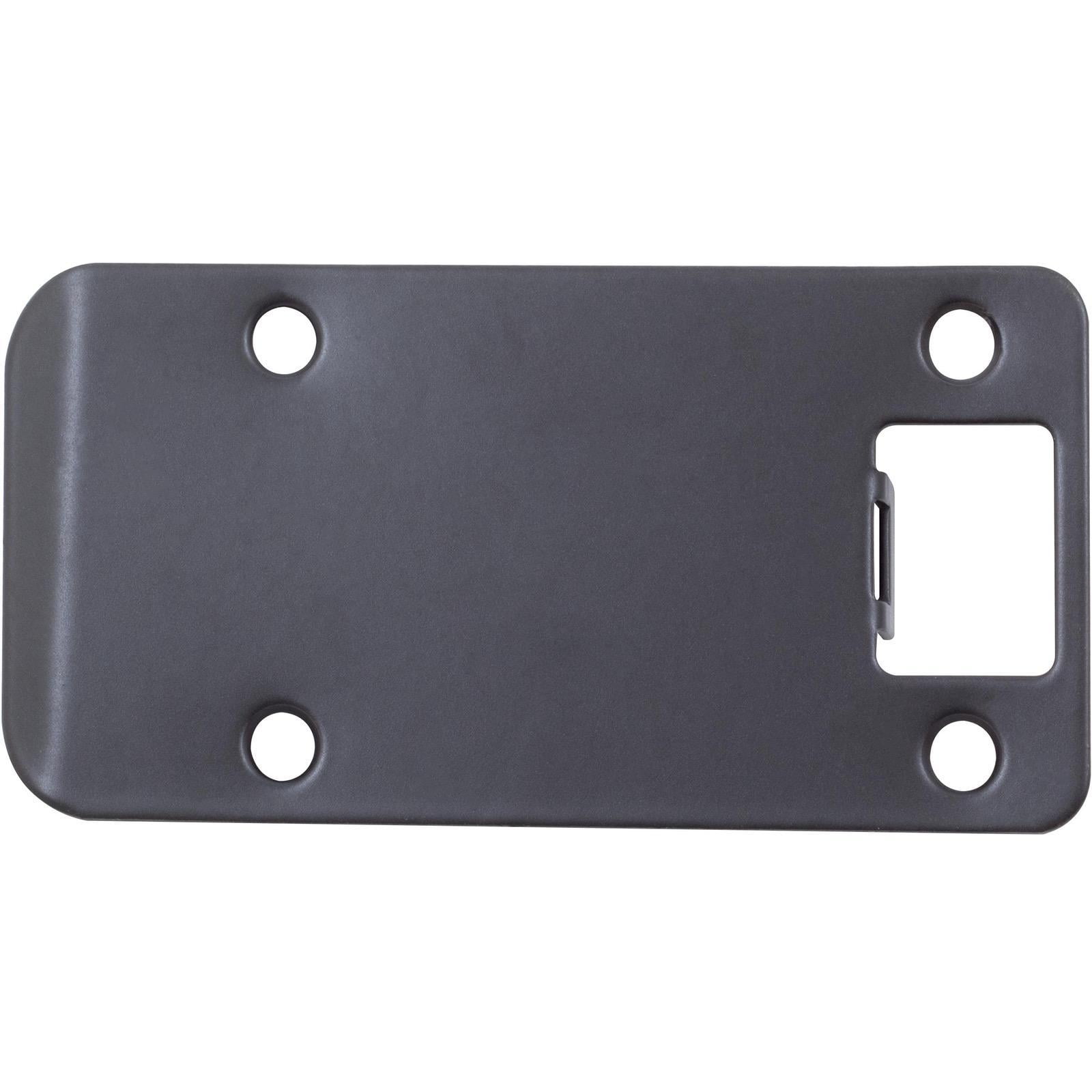 Round Corner Extended Lip Strike Plate, 2-1/4" x 4", (4-1/2" Overall ...