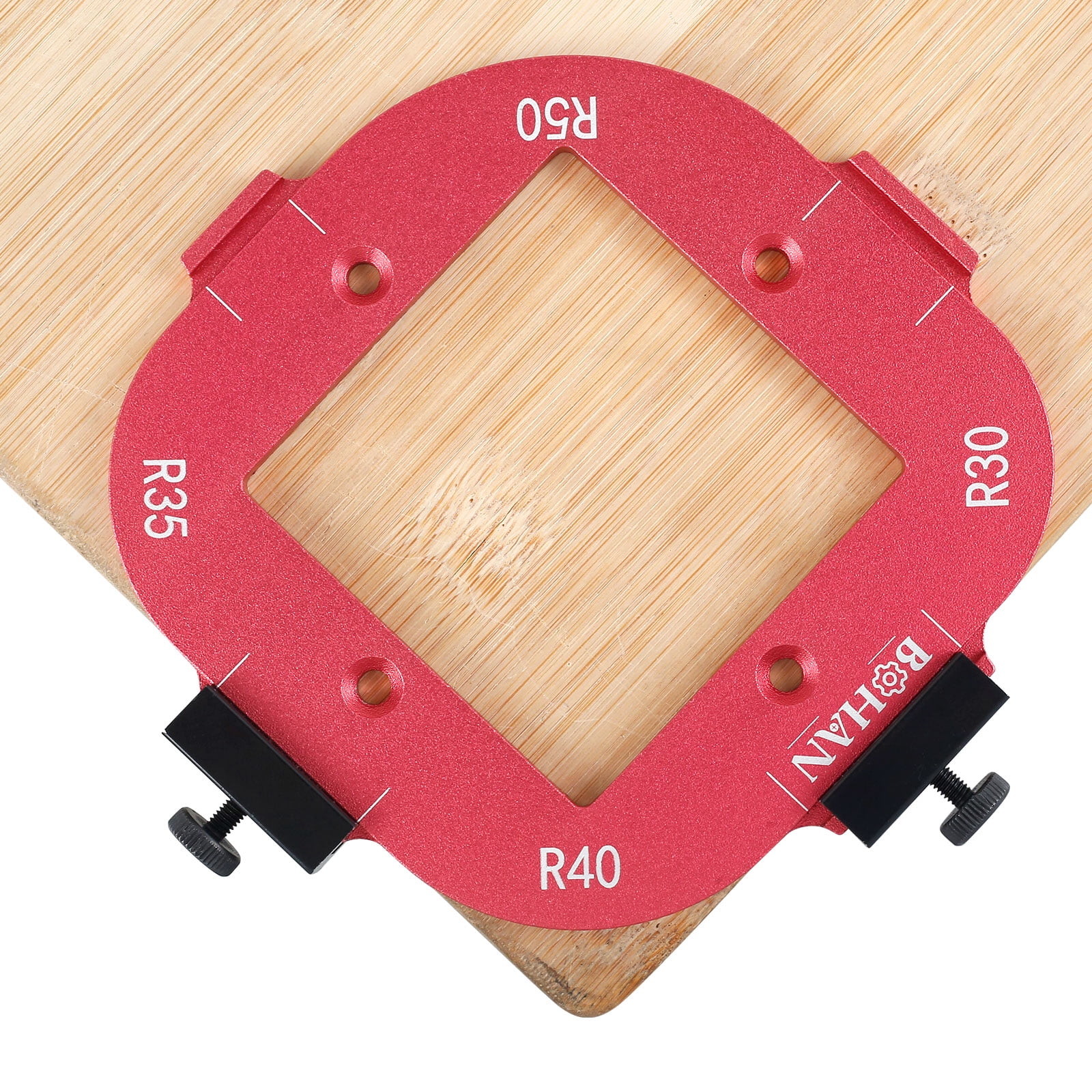 Round Corner Radius Template Metal Woodworking Rounded Corner Router ...