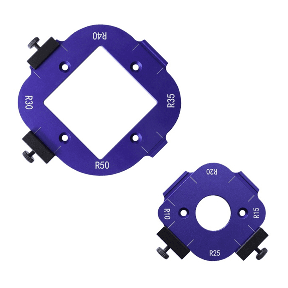 HOT Round Corner Radius Template Set Aluminium Jig Wooden Board Arc Cutting Auxiliary Tool R10 ...
