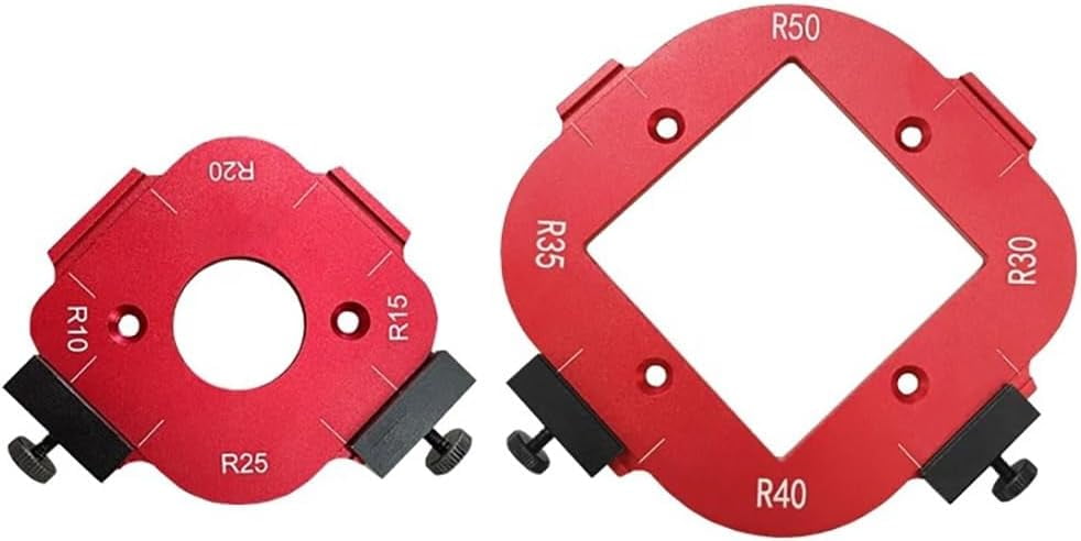 Round Corner Radius Templates Woodworking Routing Router Templates ...