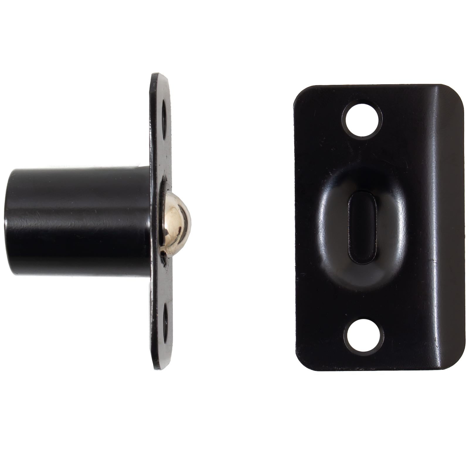 Round Corner Single Adjust Ball Catch, Matte Black by Stone Harbor ...