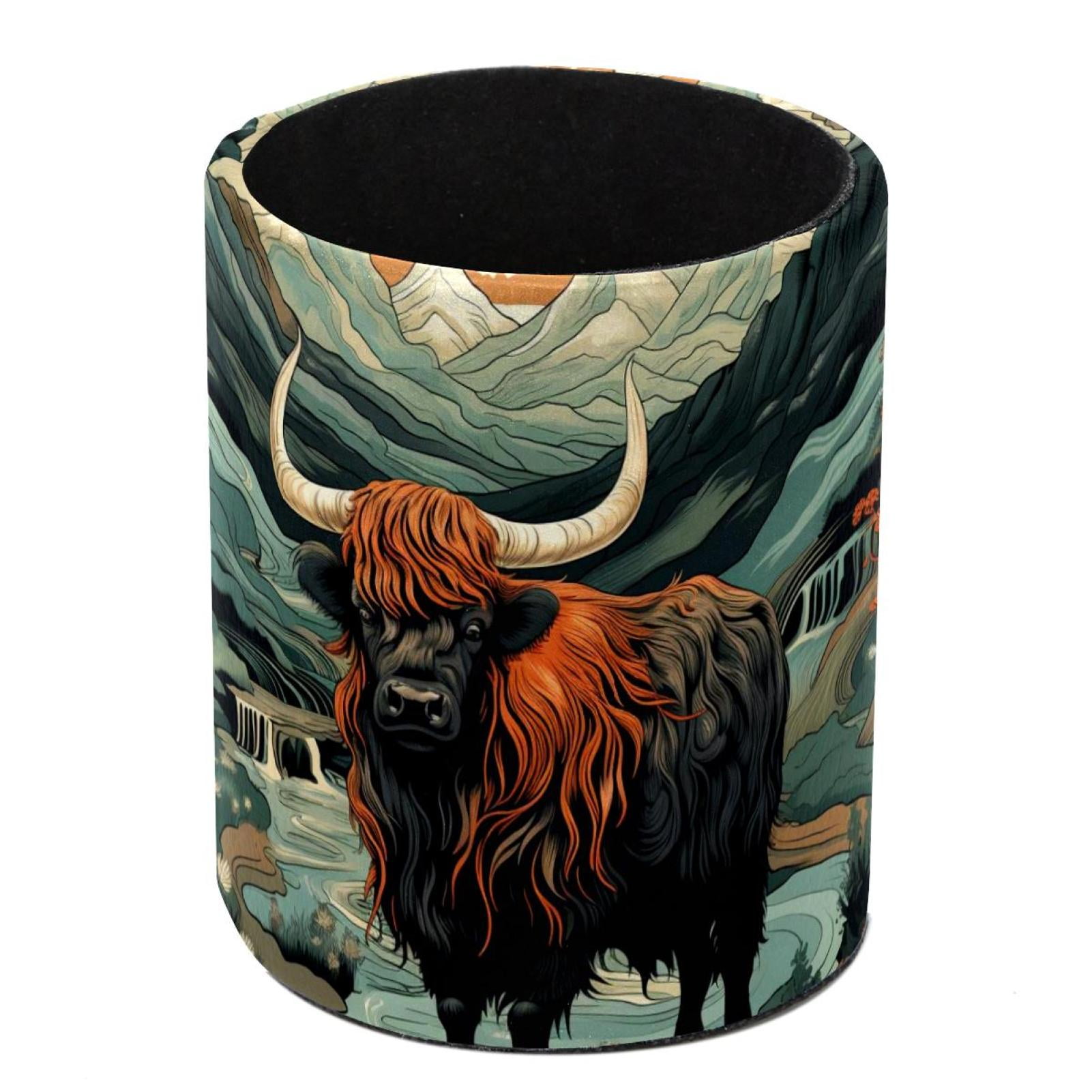 Round Creative Pen Holder |Yak Desktop Storage Organizer|Gadget ...