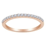 AFFY Round Cut White Natural Diamond Engagement Wedding Ring In 14K ...