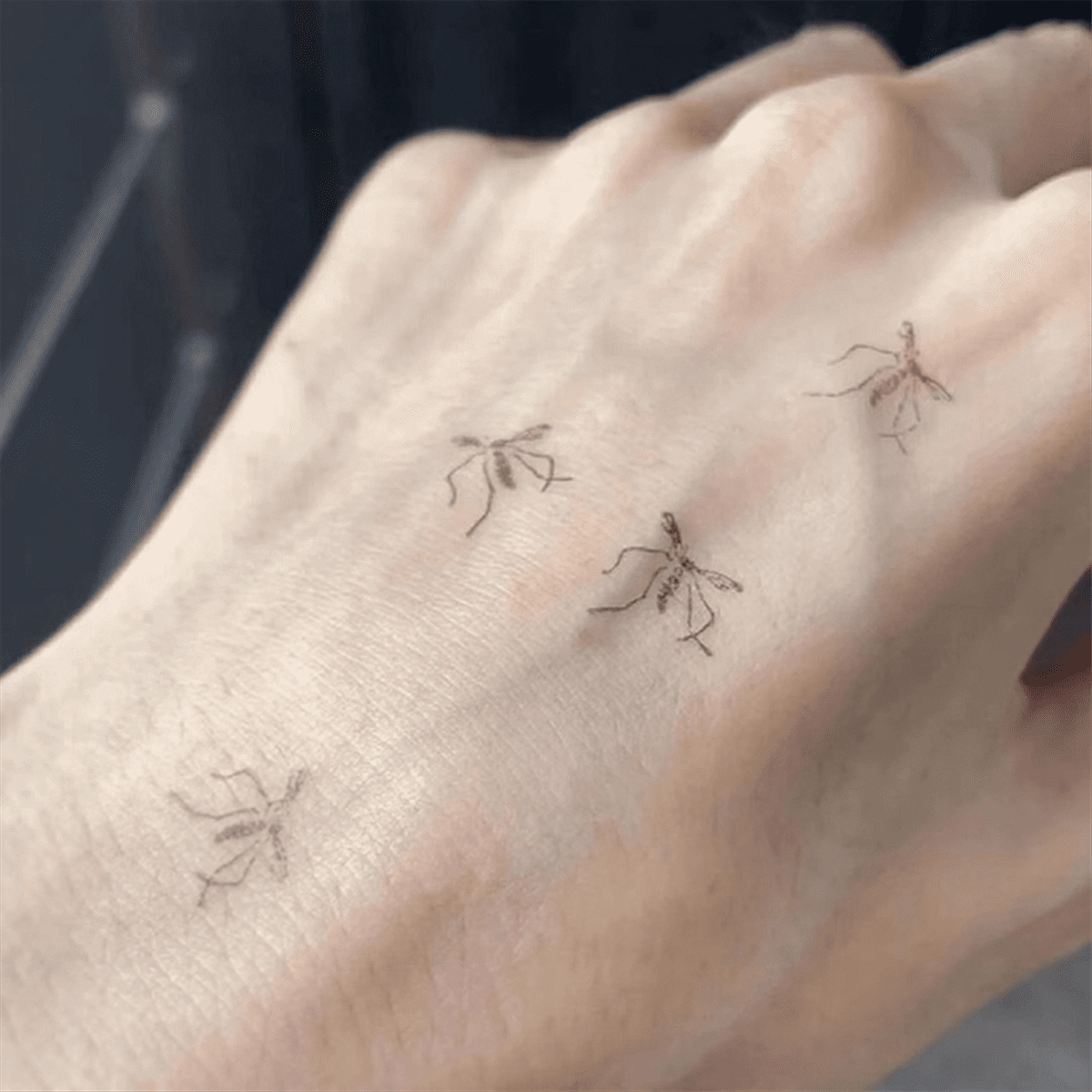 Round Dead Mosquito Stamp Mosquito Toys Prank Friends Realistic Easy-To ...